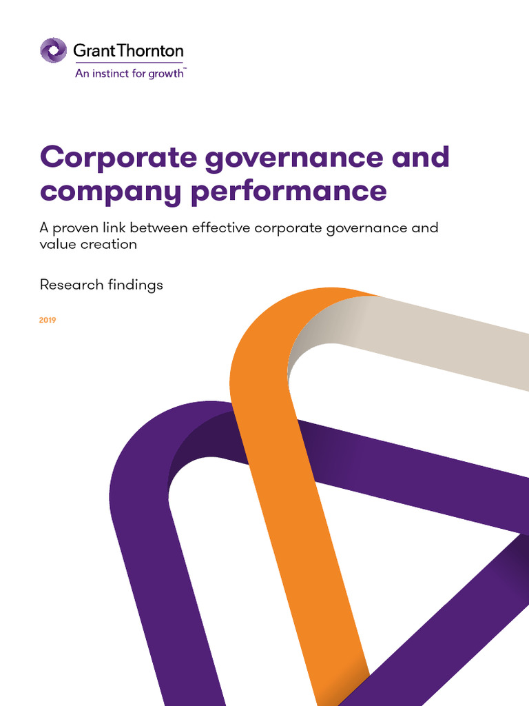 Corporate Governance's Impact on Value | PDF | Governance | Corporate ...