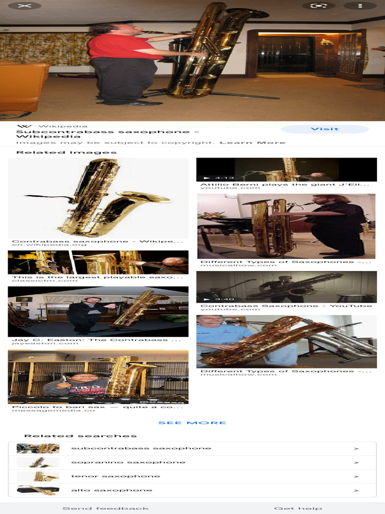 Baritone Saxophone Size - Google Search | PDF