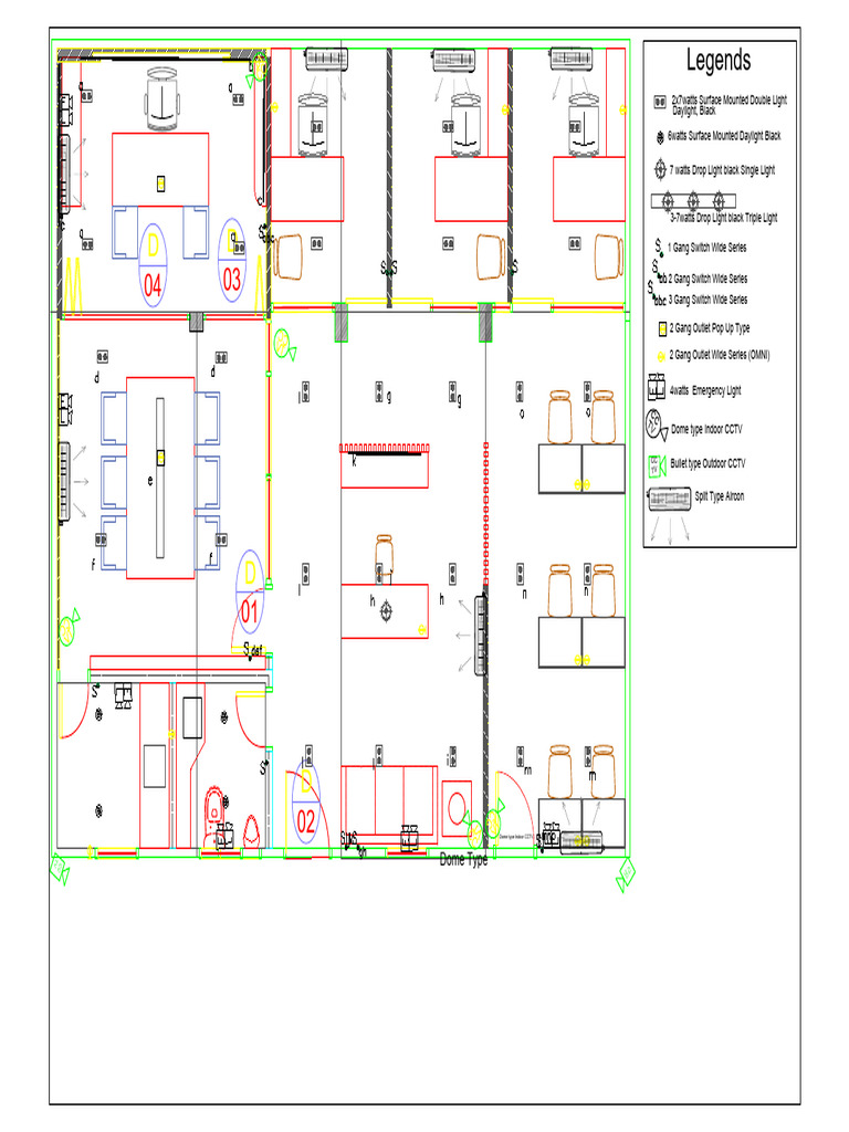 OFFICE RENOVATION 02JAN25-New Layout CCTV | PDF