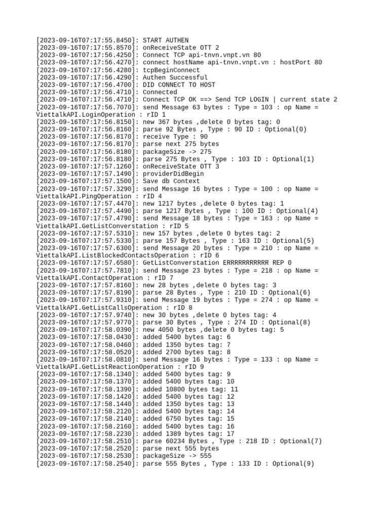 logfile-0 | PDF | Network Socket | Transmission Control Protocol