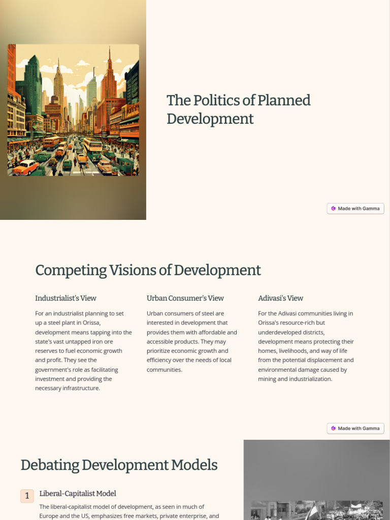 Competing Visions of Development | PDF | Socialism | Economic Growth