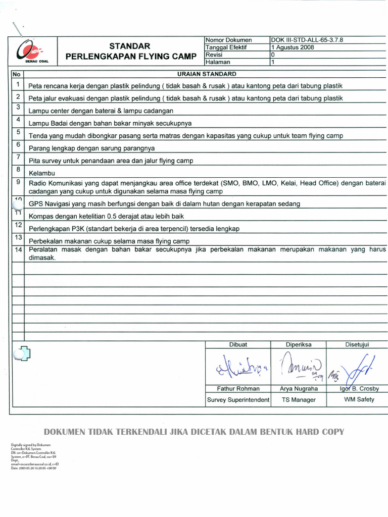 DOK III-STD-ALL-65-3.7.8 - S - Flaying Camp | PDF