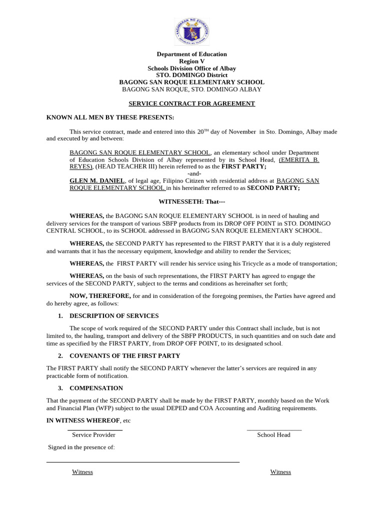 hauling-contract-1 (1) | PDF | Private Law | Common Law