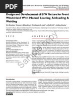 Biw Welding Fixture Design | PDF | Welding | Construction