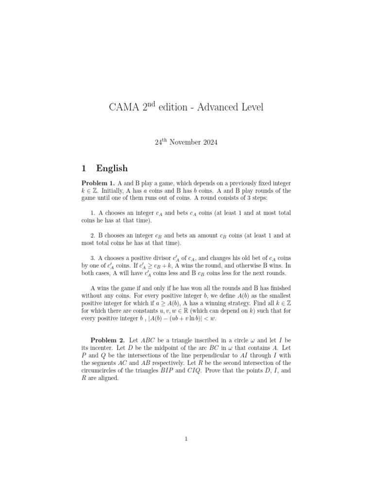 Advanced Statements | PDF