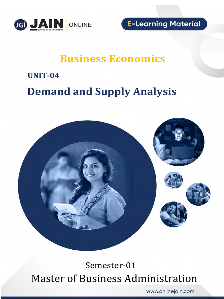 Demand and Supply Analysis in Economics | PDF | Demand | Supply And Demand