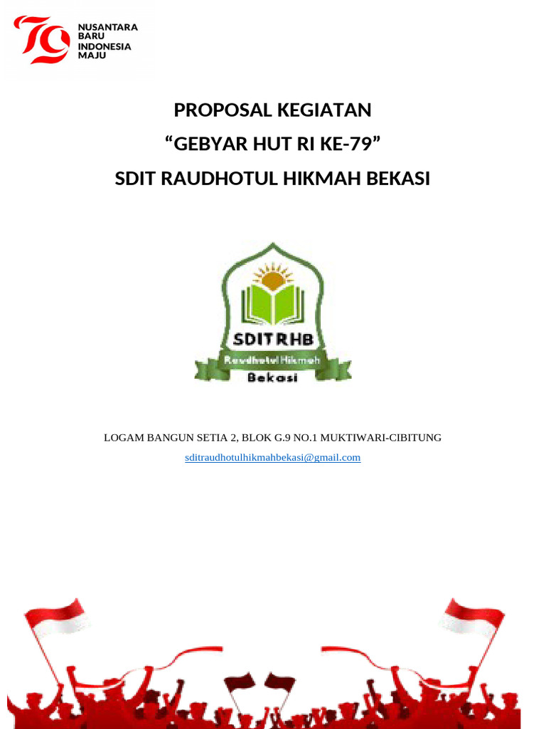 Cover PROPOSAL KEGIATAN | PDF