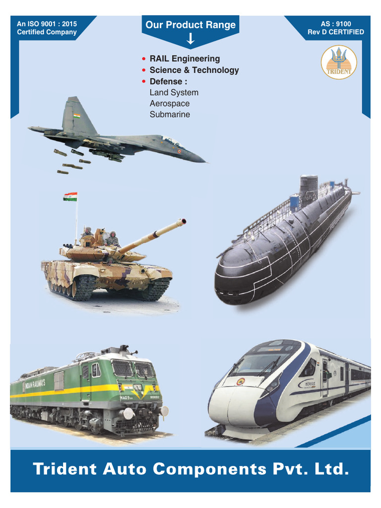 Trident Auto Components | PDF | Locomotives | Welding