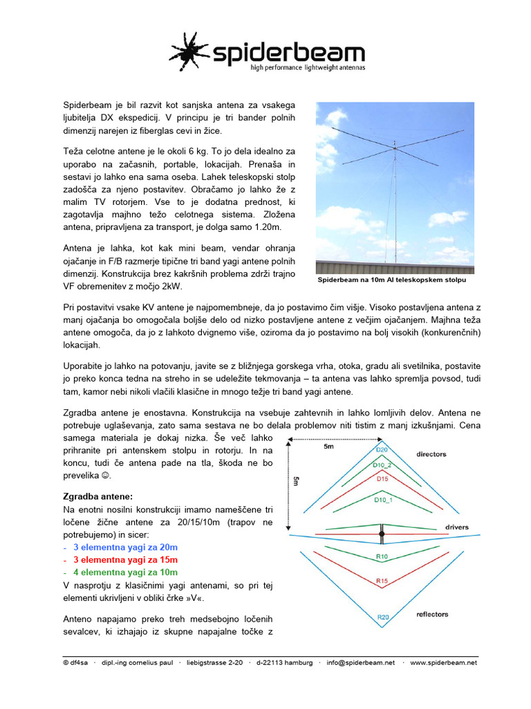 Spider Specification Slovensko | PDF