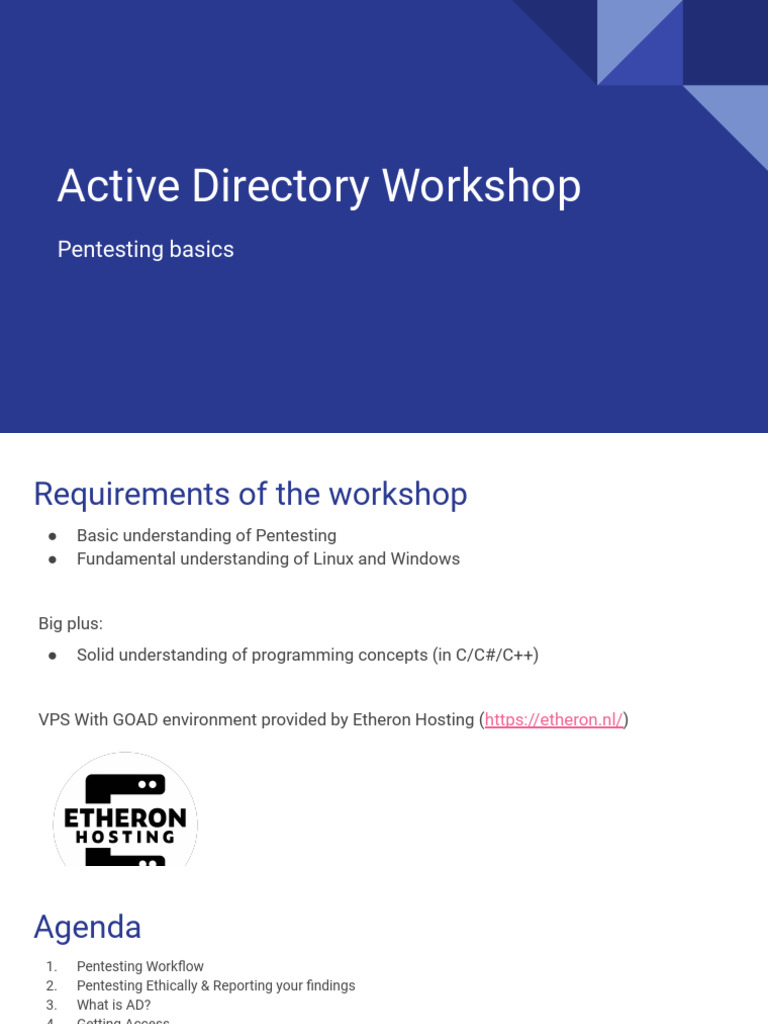 SPOILER AD Workshop | PDF | Windows Registry | Penetration Test