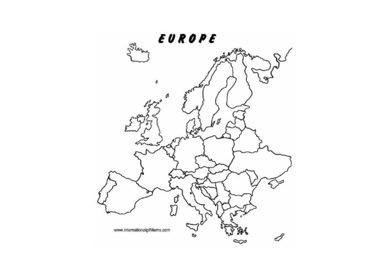 Europe Map PDF | PDF