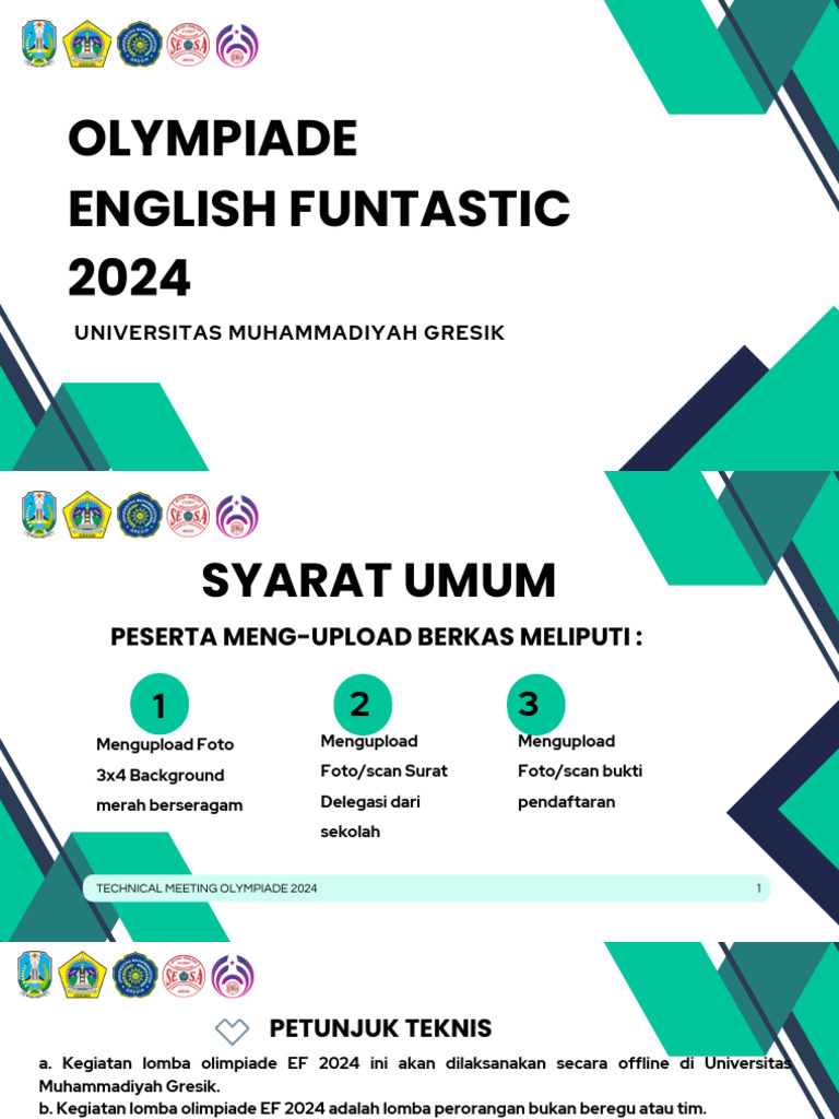 Technical Meeting Olympiade Ef 2024 | PDF