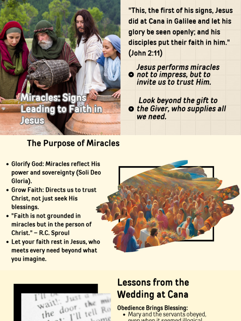 Miracles That Strengthen Faith in Jesus | PDF
