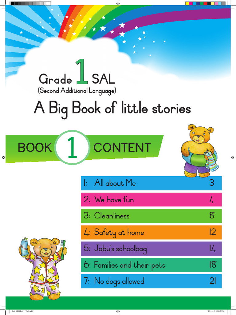 Grade 1 Sal Big Book 1 2015 | PDF | Languages Of Africa