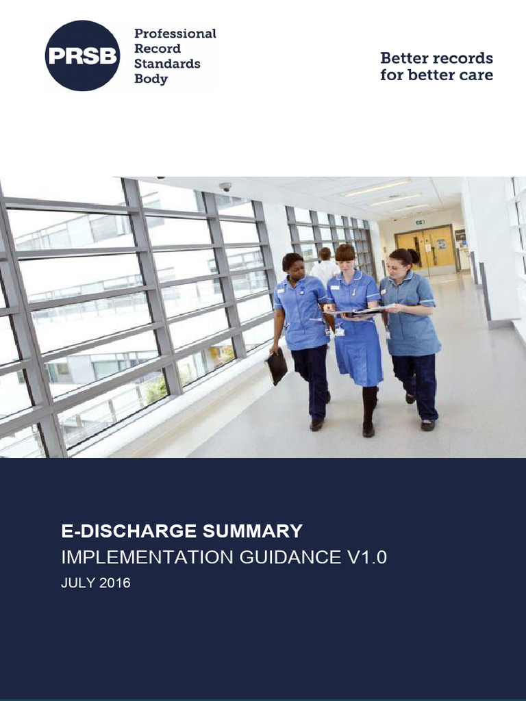 Discharge Summary Phase 2 Final Implementation Guidance v2.0 | PDF ...