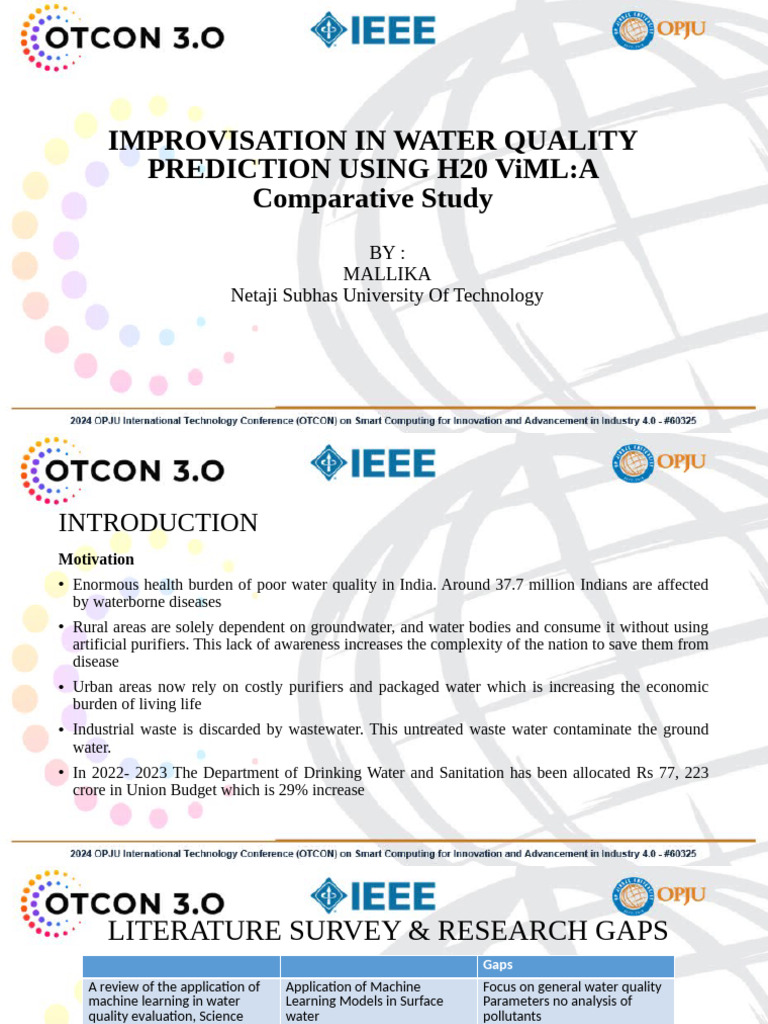 Water Quality Prediction in India | PDF | Machine Learning | Water Quality