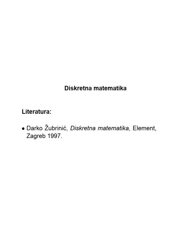 Diskretna 1i2 | PDF