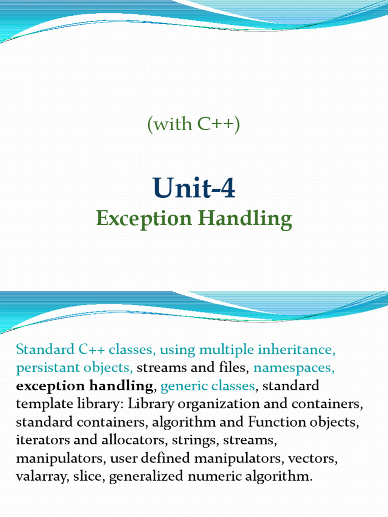 Unit 4 Oops 80 Slides | PDF | Pointer (Computer Programming) | C++