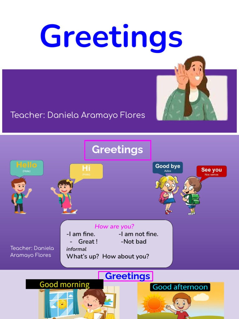 Greetings | PDF