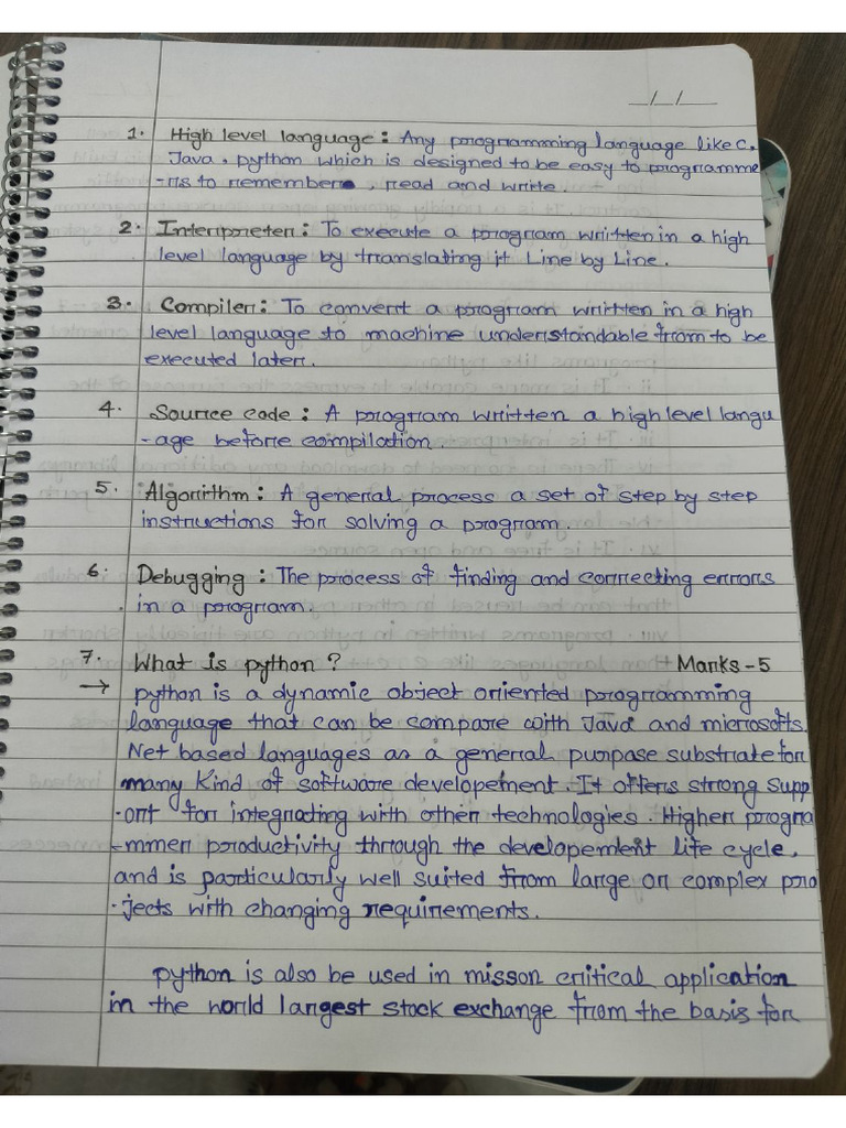 Python Notes | PDF Python Notes | PDF