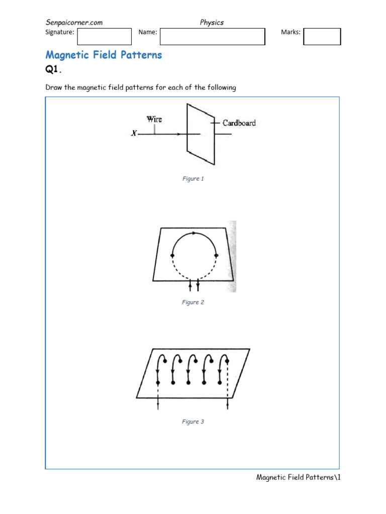 Magnetic Field Patterns in Physics | PDF