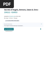40-Day Djinn Summoning Ritual Guide | PDF | Jinn | Demons