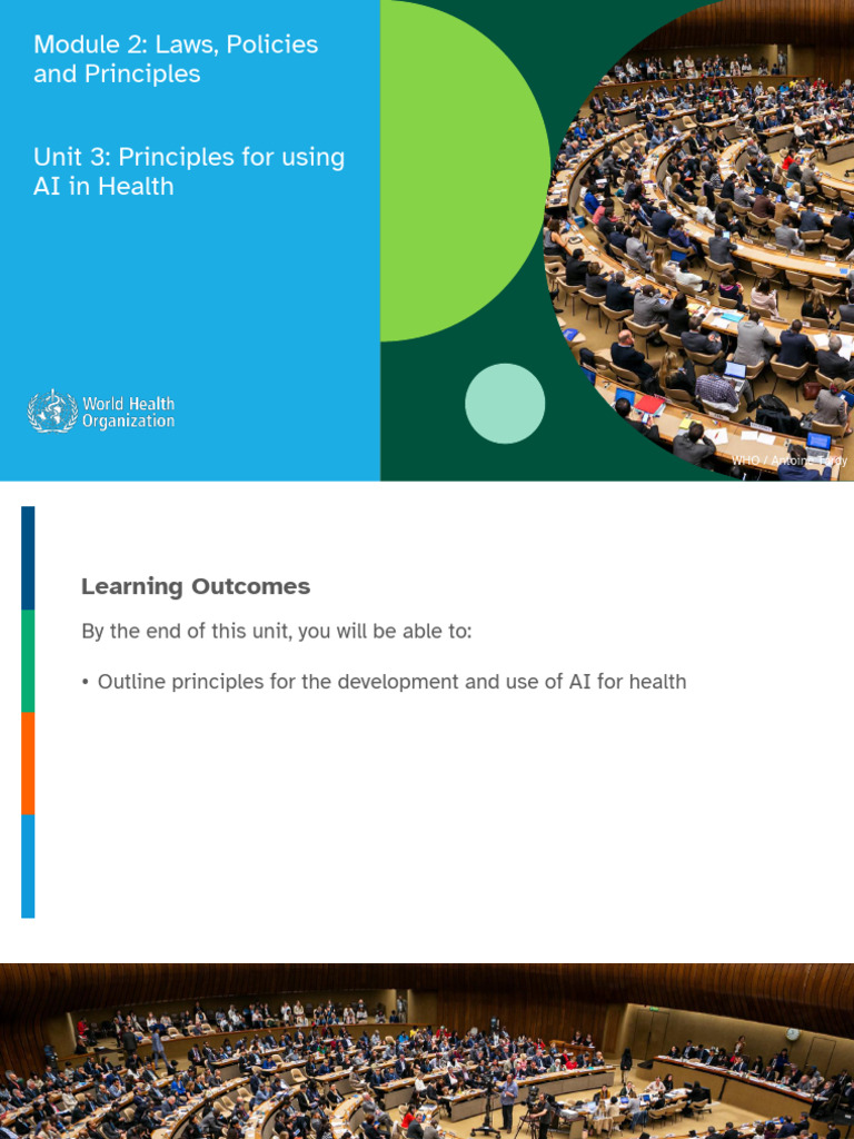WHO EthicsAI Module2 Unit3 en v1.0 | PDF | Artificial Intelligence | Intelligence (AI) & Semantics