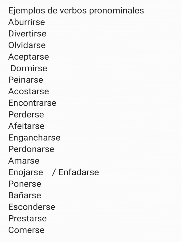 Verbos Pronominales 231028 085406 | PDF