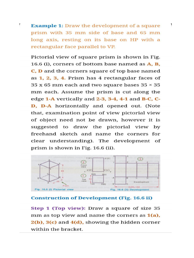 Unit-4 Development of surfaces Notes | PDF