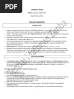 IGCSE 0620 Organic Chemistry Complete Notes | PDF