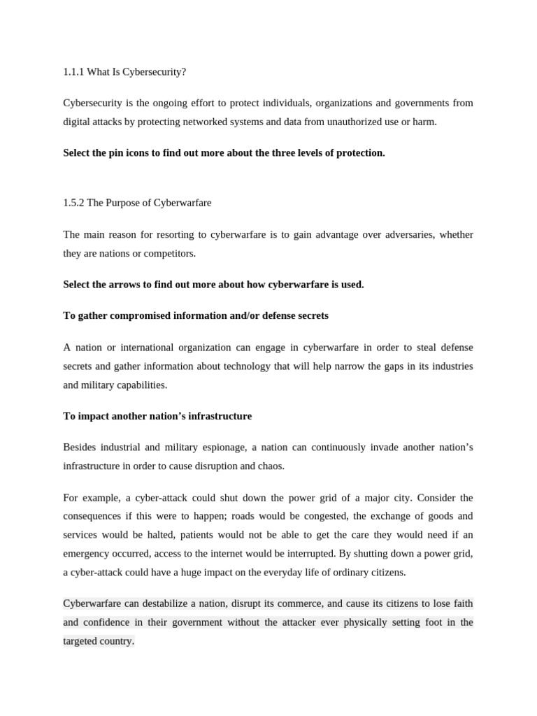 Cybersecurity & Cyberwarfare Guide | PDF