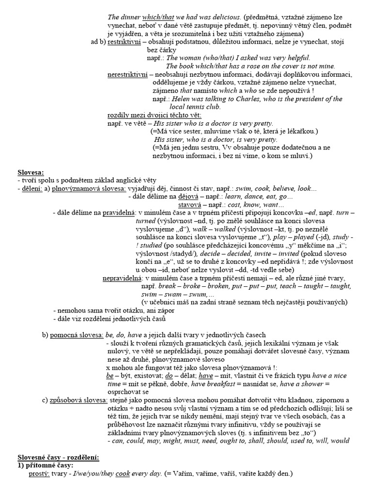 Anglická Gramatika | PDF