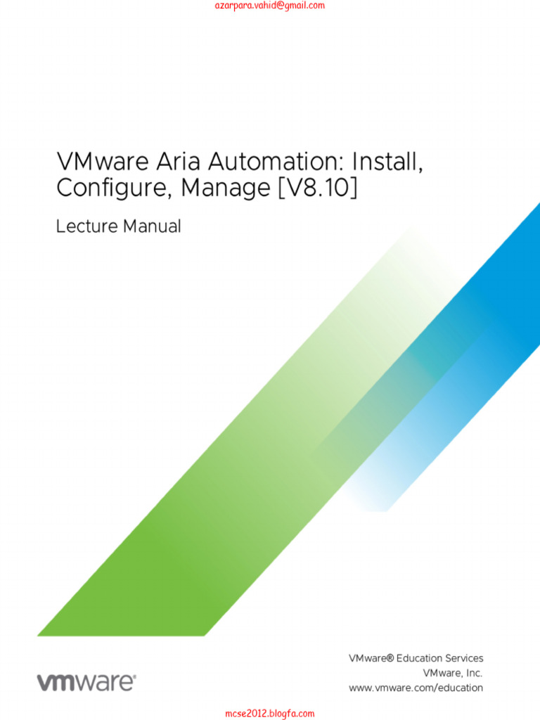 EDU-EN-VAAICM810-LEC | PDF | Cloud Computing | Amazon Web Services
