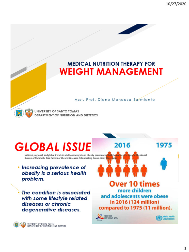 7 WEIGHT MANAGEMENT | PDF | Adipose Tissue | Obesity