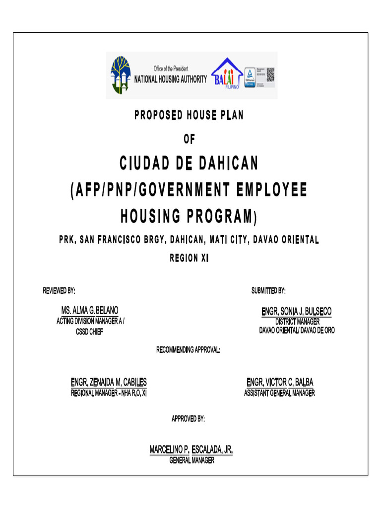 Sample Set of Plans | PDF
