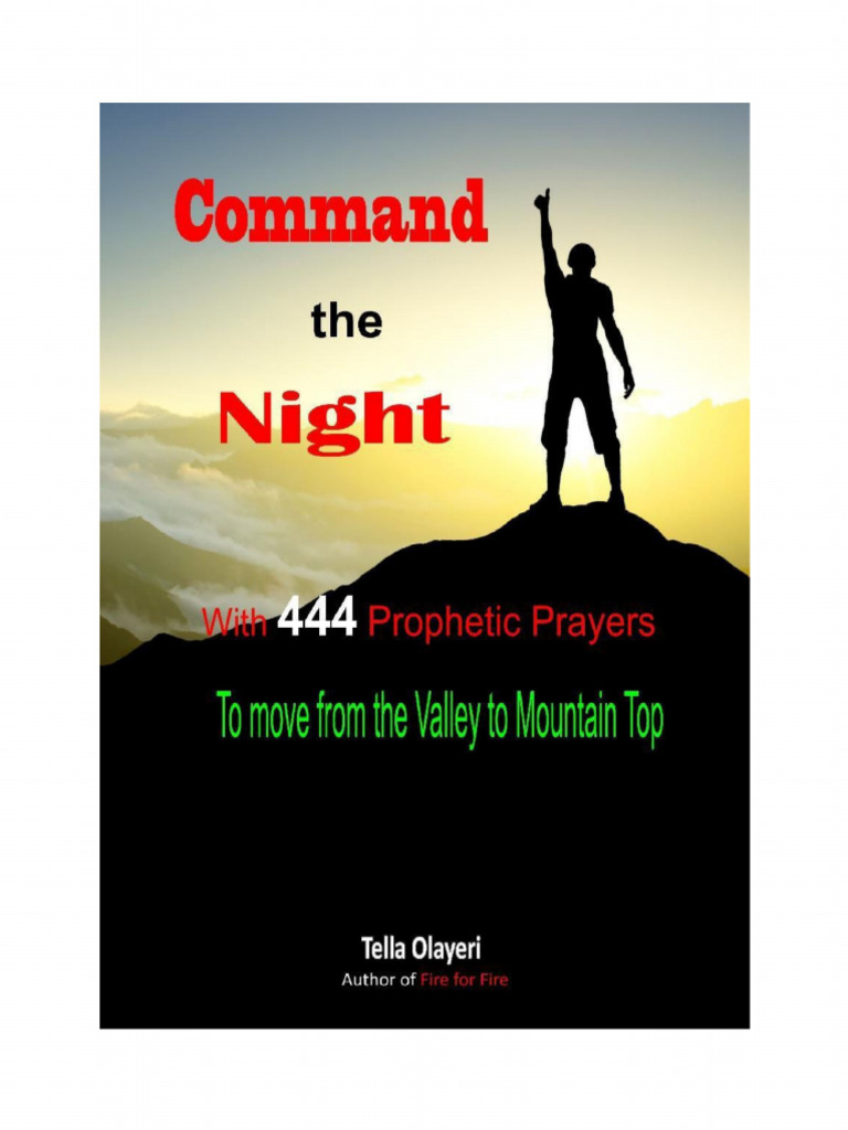 Comande A Noite Com 444 Orações Proféticas - Tella Olayeri | PDF ...