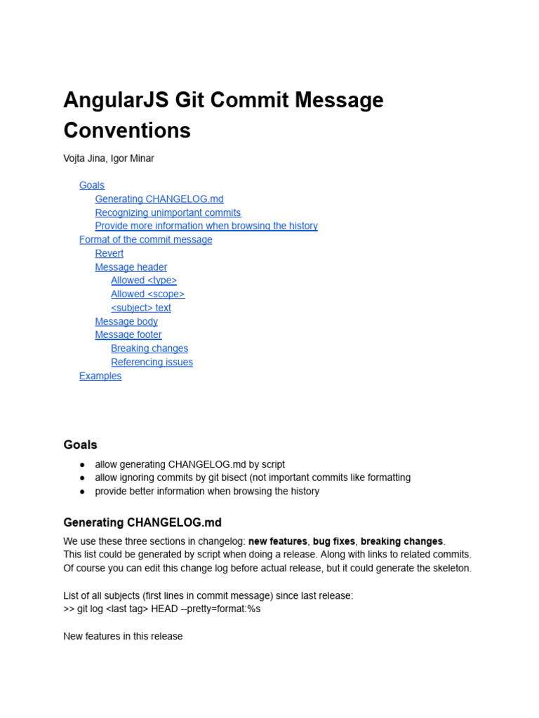 Git Commit Message Conventions Pdf Scope Computer Science 0512