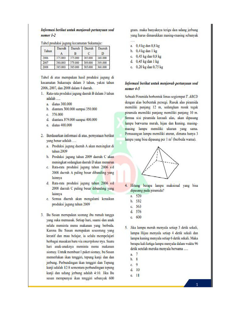 Soal Utbk 2023 | PDF