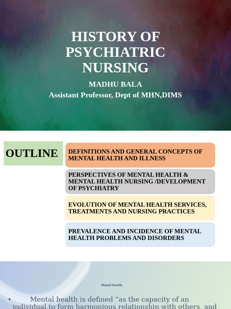 Introduction of Psychiatric History | PDF | Psychiatry | Mental Disorder