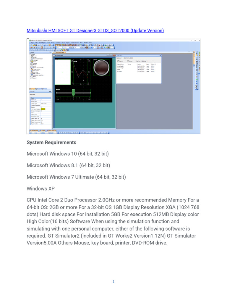 GT Designer 3 Installation Guide | PDF