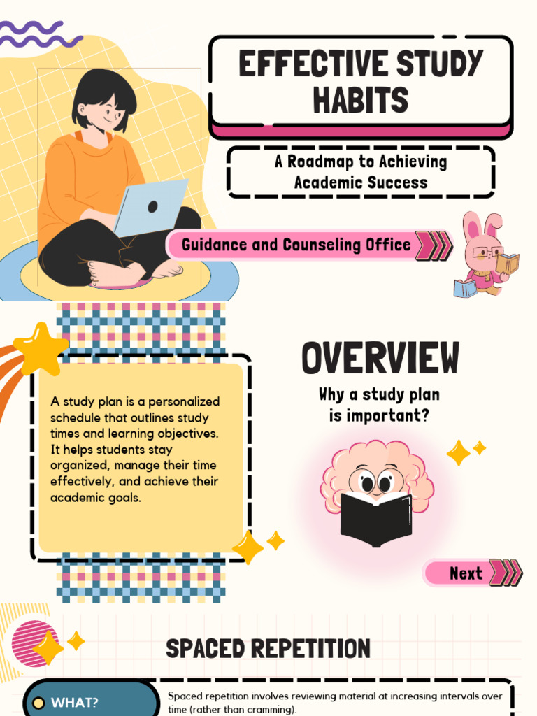 Effective Study Habits Presentation | PDF | Behavioural Sciences ...