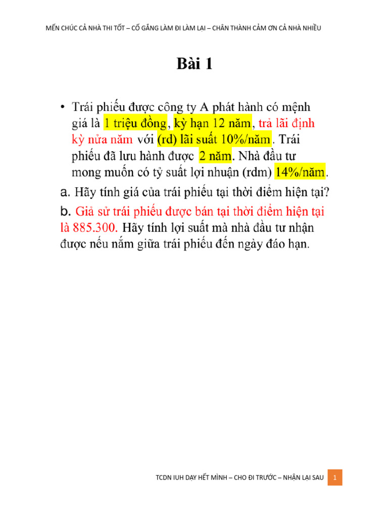 File tổng ôn 18+1 câu quan trọng nhất - làm đi làm lại thật kĩ TCDN IUH (1) | PDF