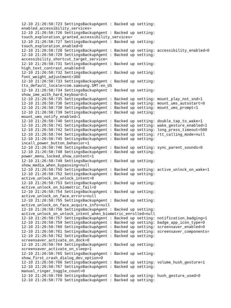 Settingsprovider | PDF