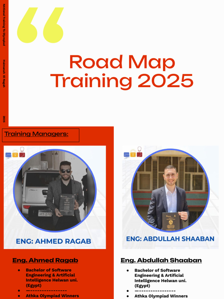 Road Map Training 2025-1 | PDF | Computer Programming | Algorithms