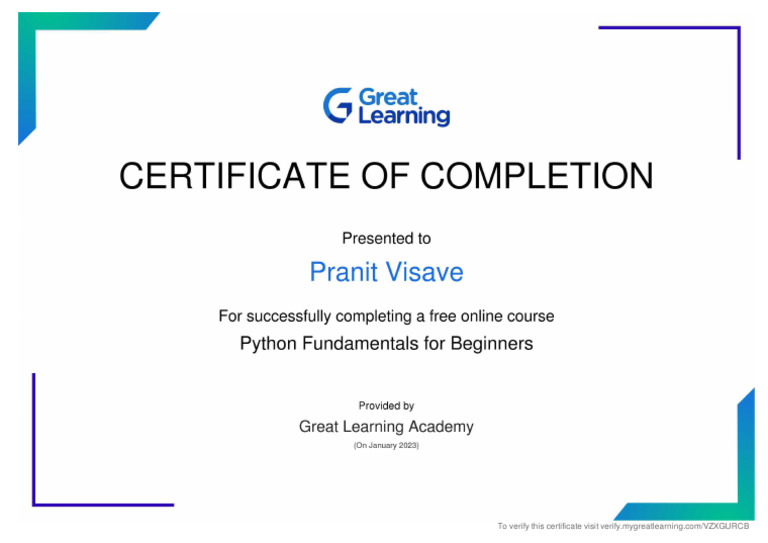 Pranit Visave Python | PDF