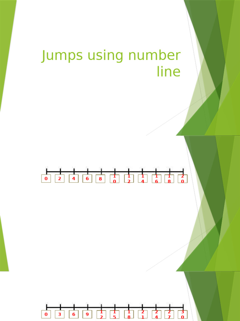Number Line Jump Patterns Analysis | PDF