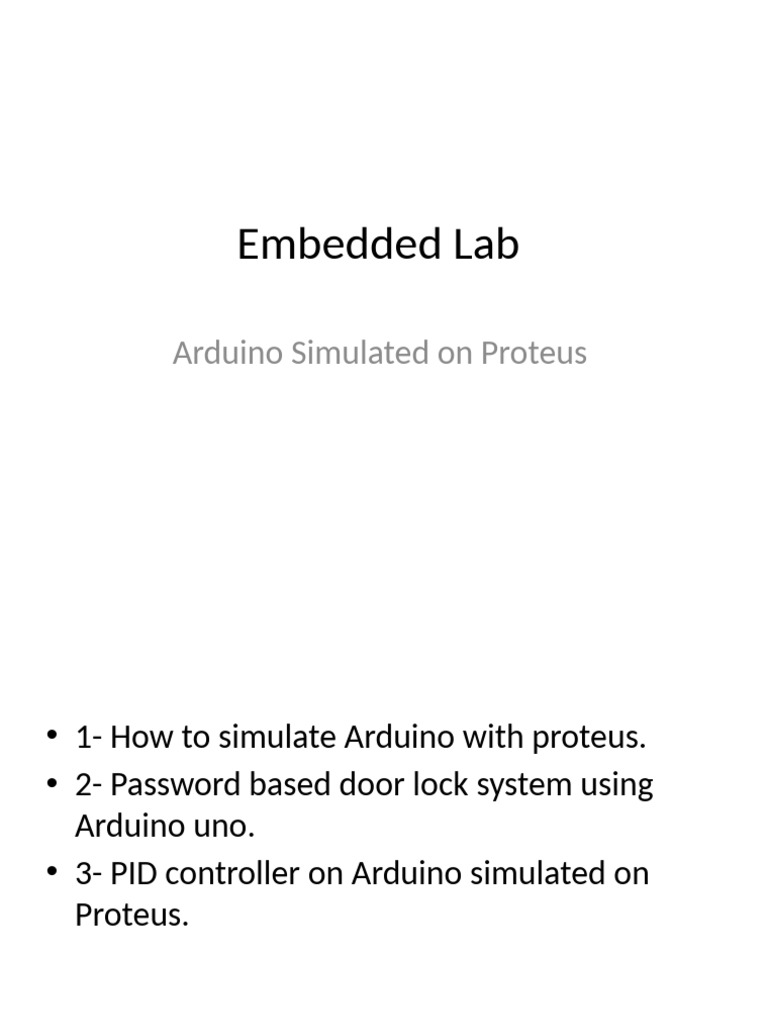 Lab1 in Proteus | PDF