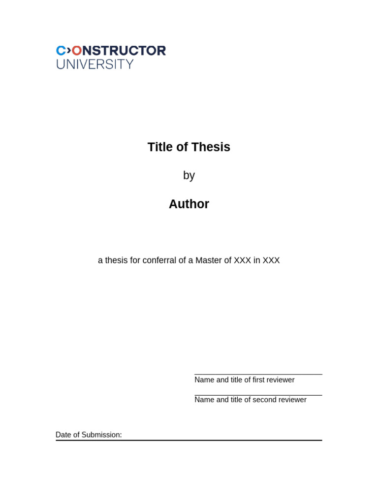 Masters Thesis Cover Page - CU | PDF
