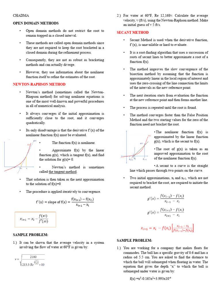 CHADMA (ADVANCE MATHEMATICS For ChE) Reviewer (Midterms) | PDF | Matrix (Mathematics ...