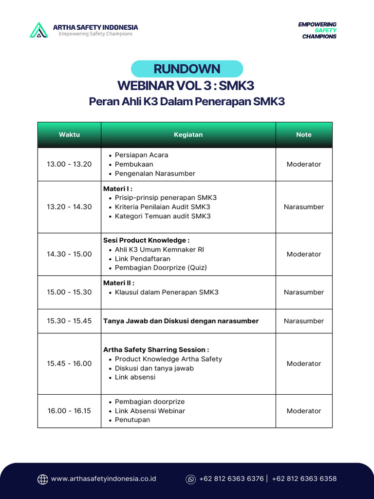 Rundown Webinar | PDF